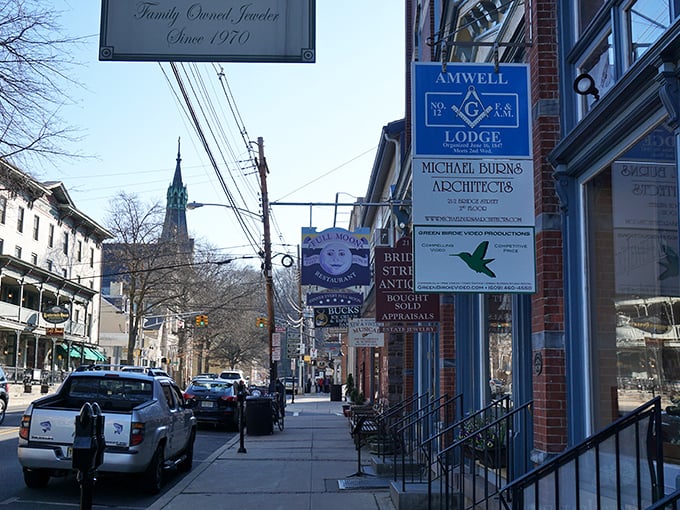 Where New Jersey shows off its historic side. Lambertville's charming storefronts invite you to browse away an afternoon.