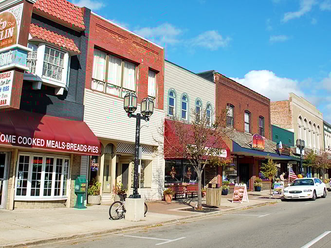The heart of Ludington welcomes visitors with its distinctive architecture and streets designed for strolling, not rushing.