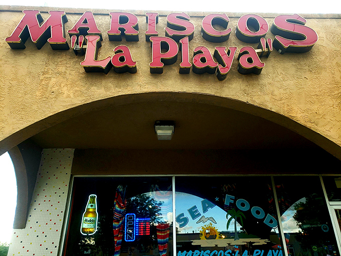Behind these simple arches, Mexican seafood magic happens daily. La Playa brings the beach to Santa Fe! 