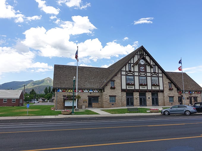 The Wasatch Mountains create a stunning backdrop for this charming valley town's peaceful neighborhoods below.