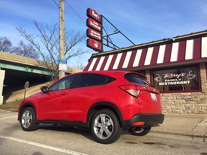 Ray's Family Restaurant looks like it was plucked straight from an American Graffiti scene. The kind of place where gravy flows freely!