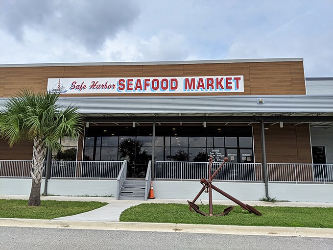 That anchor outside isn't just decoration &ndash; it's a promise that your meal is firmly connected to the sea.