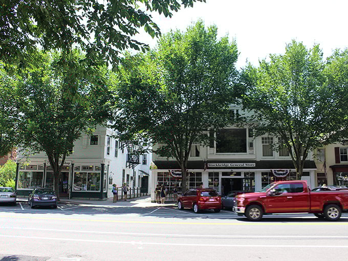 The quintessential New England town center in Stockbridge, where Norman Rockwell found his muse and retirees find their peace.