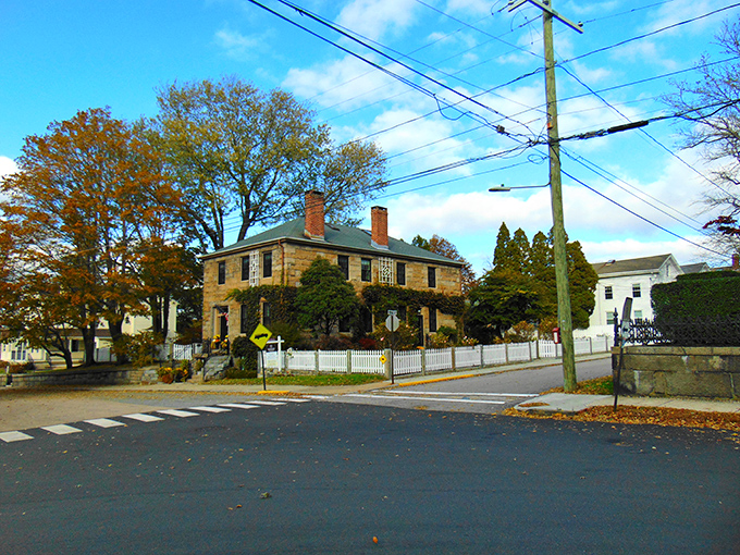 Corner buildings like this one have watched over Stonington for generations. Some things just get better with age! 