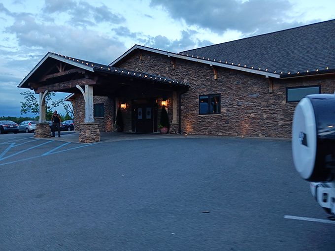 As evening falls, the Wonder Bar's warm lights transform this stone steakhouse into a beacon for the beef-obsessed.