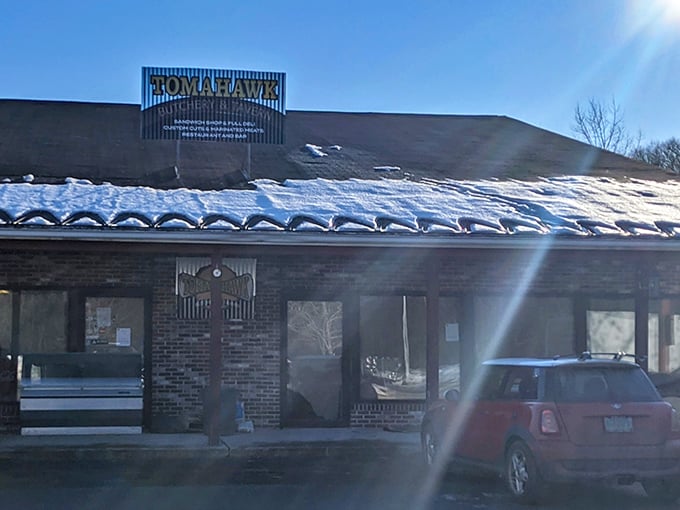 Winter, spring, summer or fall&mdash;Tomahawk's sign glows like a North Star for carnivores seeking their beefy true north.