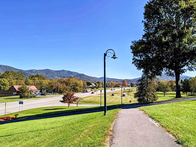 Townsend's walking paths invite you to stretch your legs while soaking in mountain views that change with each season.