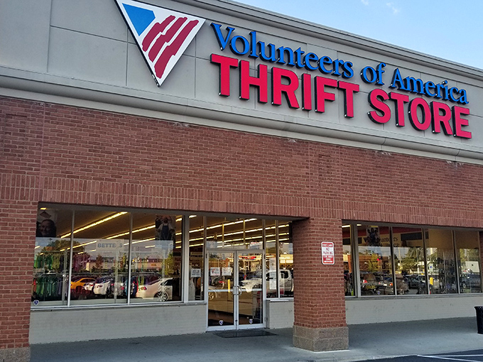 VOA's clean, organized aisles make thrifting feel less like a scavenger hunt and more like a well-planned expedition for hidden gems.