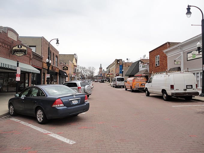 Downtown Woodstock's historic buildings house shops where the Wi-Fi might be spotty, but the conversations are always strong.
