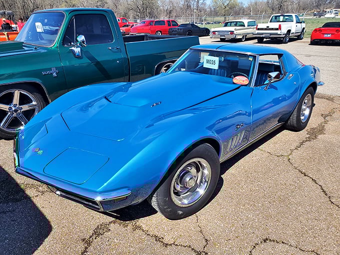 This electric blue Corvette isn't just a car&mdash;it's America's love letter to the open road.