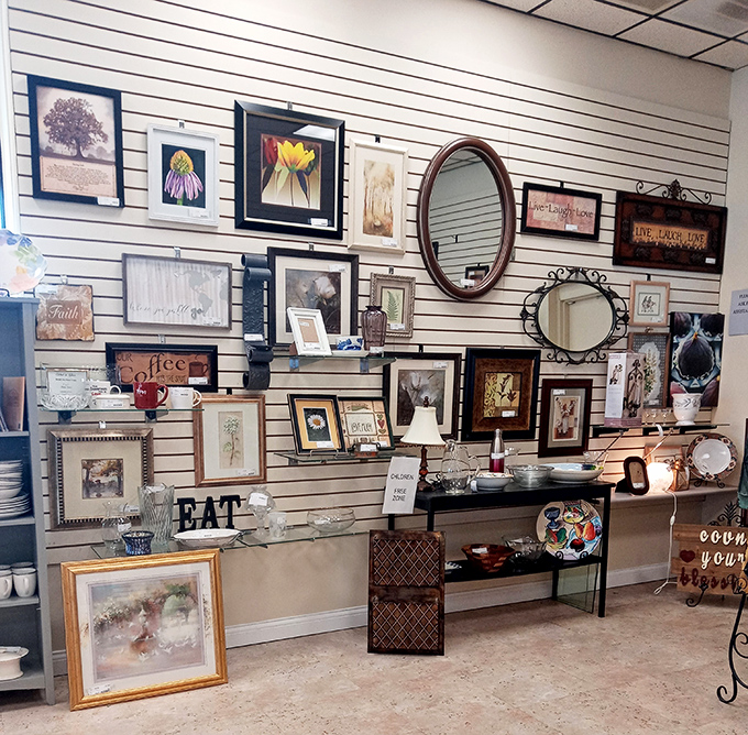 Wall art paradise! From inspirational quotes to vintage landscapes, your bare walls are practically begging you to bring something home.