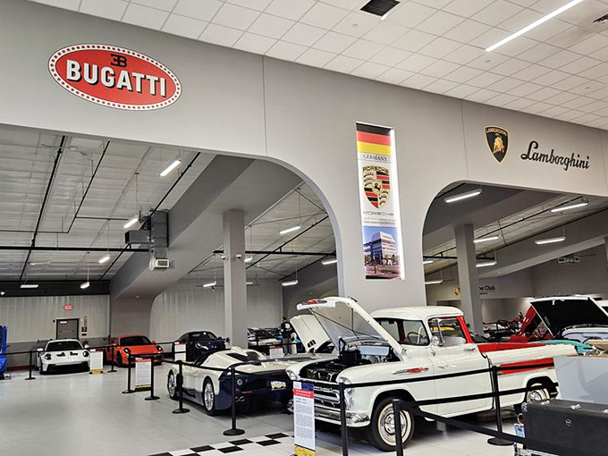 From Bugatti to Lamborghini, the museum's sections feel like traveling through different countries without needing your passport &ndash; just your car enthusiasm.