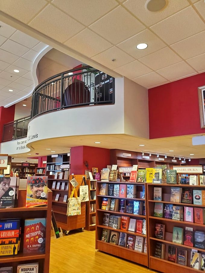 The carefully curated displays aren't just shelves—they're literary matchmaking services waiting to introduce you to your next favorite author.
