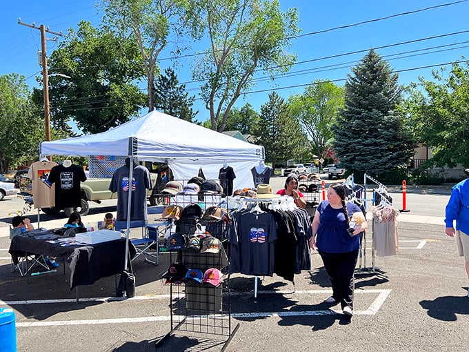 Nothing says "authentic local experience" like an outdoor market where vendors display their wares under the brilliant Nevada sky.