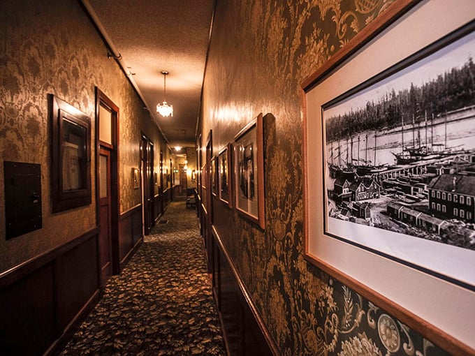 Walking these hallways feels like stepping into "The Shining" &ndash; but with better wallpaper and significantly friendlier ghosts.