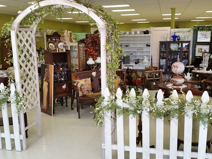 Step through this charming garden archway and suddenly you're transported to Grandma's parlor&mdash;if Grandma collected everything wonderful.