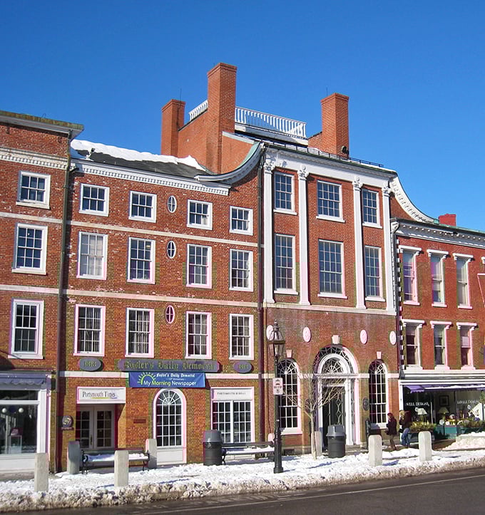 Historic buildings housing modern treasures. Market Square embodies Portsmouth's genius for preserving the past while keeping your present-day wallet intact.