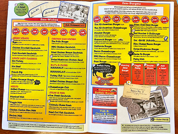 This menu isn't just extensive&mdash;it's practically a novel with pictures. Decision paralysis never tasted so good.