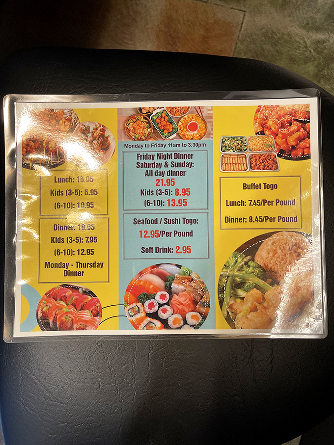 The menu board&mdash;a roadmap to happiness where the only wrong turn is not coming hungry enough.