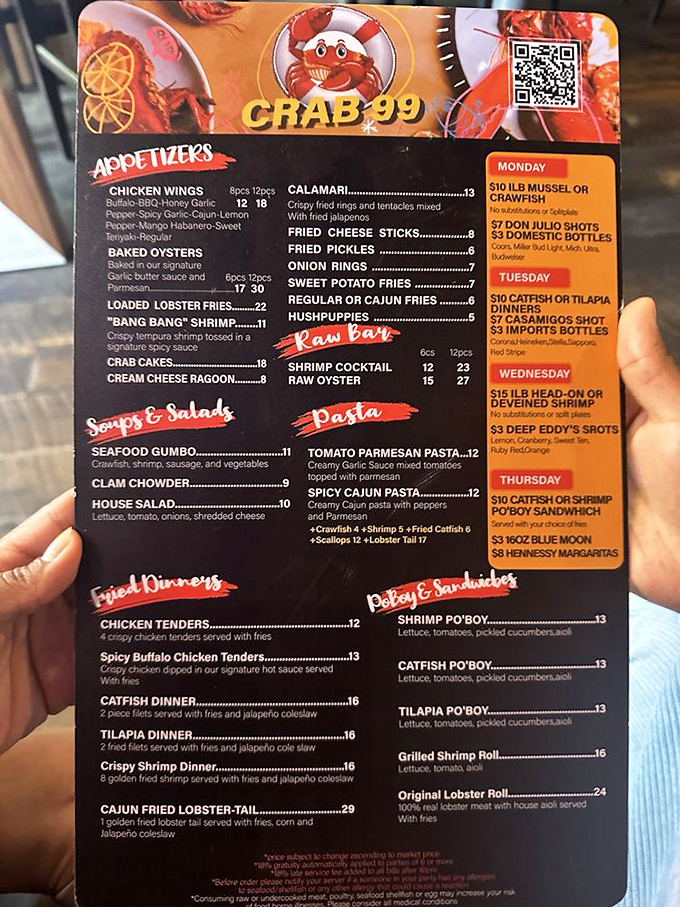 A menu that reads like a coastal dream sequence&mdash;from "Bang Bang" shrimp to Cajun fried lobster tail, Indiana's seafood drought ends here.