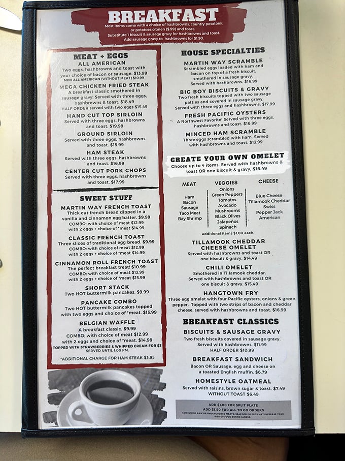 A menu that doesn't need fancy fonts or pretentious descriptions&mdash;just honest food that makes you wonder why you ever bothered with kale smoothies.