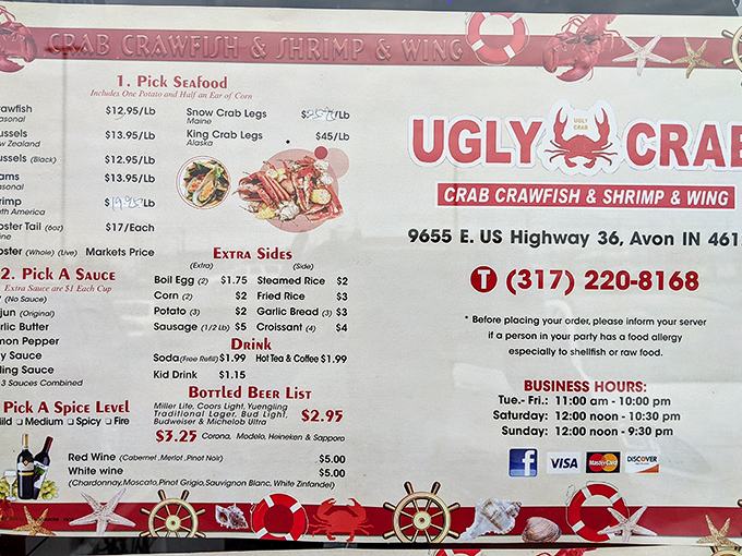 The menu reads like a seafood lover's fantasy novel &ndash; where the plot twists involve garlic butter and the climax features king crab legs.