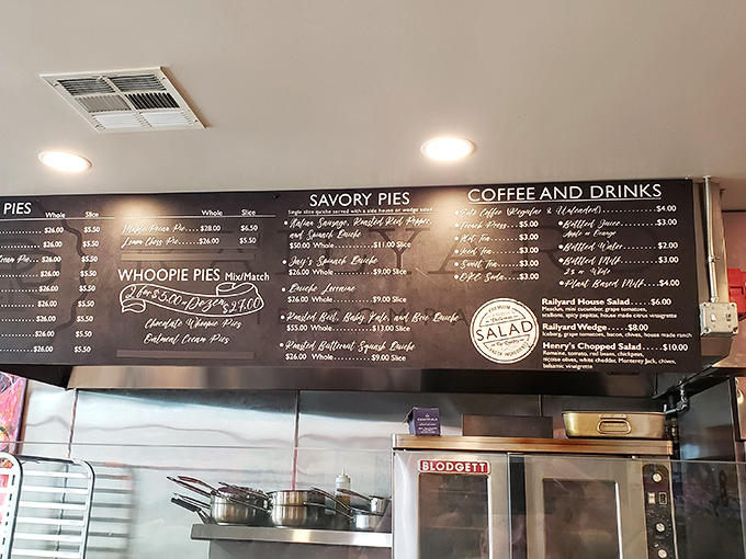 A menu board that should come with a warning: "Decision paralysis ahead." Sweet, savory, and everything in between.