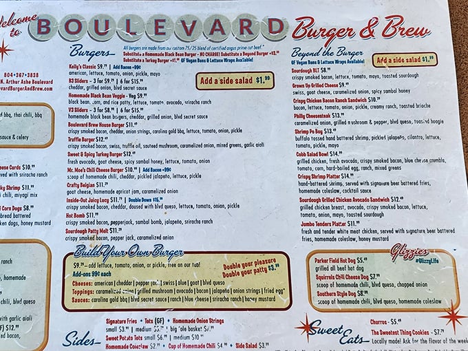 This menu isn't just a list of food&mdash;it's a roadmap to happiness. Notice how they don't waste space on kale or diet options.