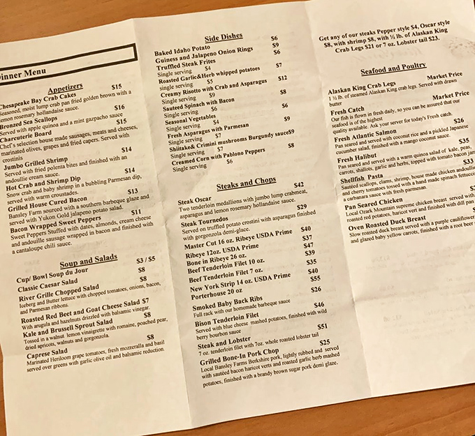 A menu that reads like poetry to carnivores&mdash;each description a promise of flavors worth crossing county lines to experience.