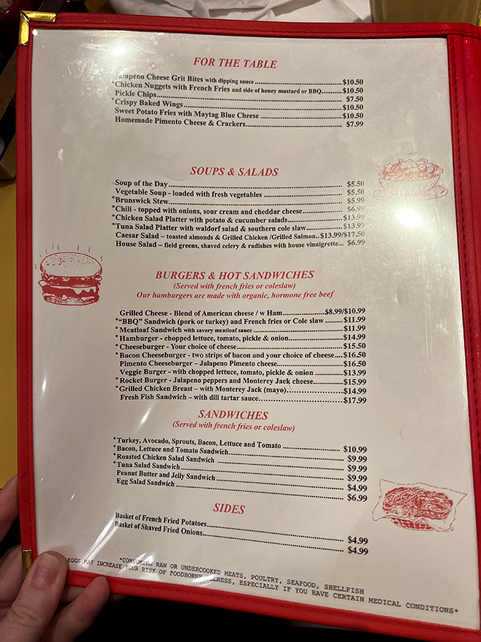 A menu that doesn't need fancy descriptions&mdash;just honest food that's kept Atlantans coming back since before fancy menus were even a thing.