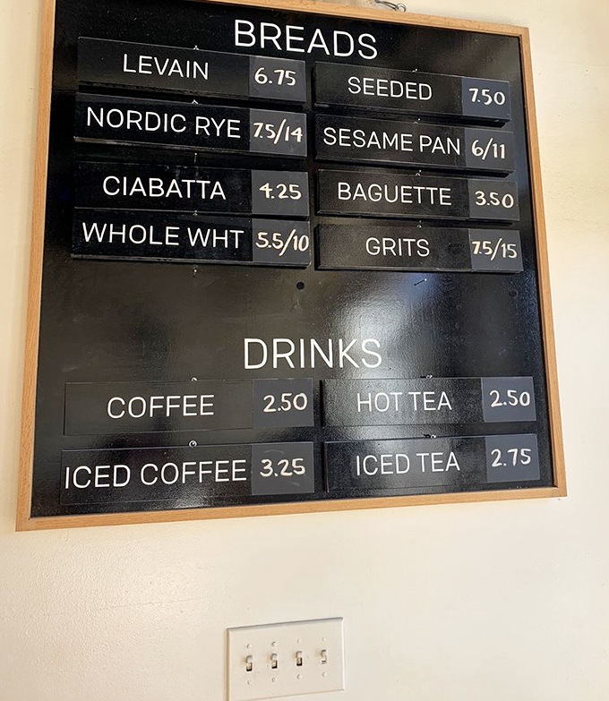 This isn't just a menu&mdash;it's a roadmap to bread paradise. Each offering represents hours of craft, tradition, and the occasional flour-covered dance of joy.