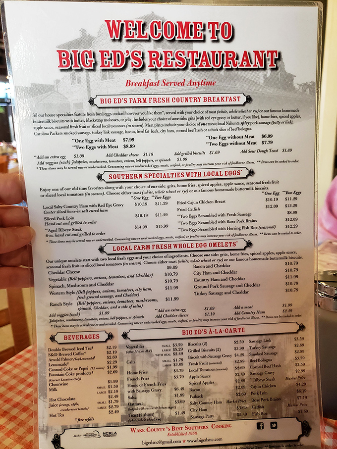 A menu that hasn't surrendered to modern fads &ndash; breakfast all day is God's work in culinary form.