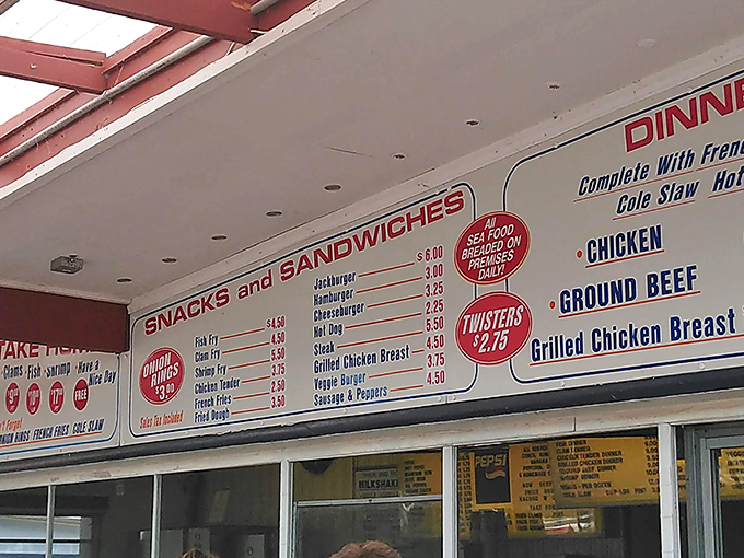 This menu board is like a roadmap to happiness. No fancy fonts or pretentious descriptions&mdash;just straightforward promises of deliciousness.