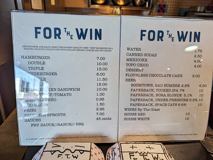 A menu that fits on one page? That's confidence. When you do a few things perfectly, you don't need a novel.