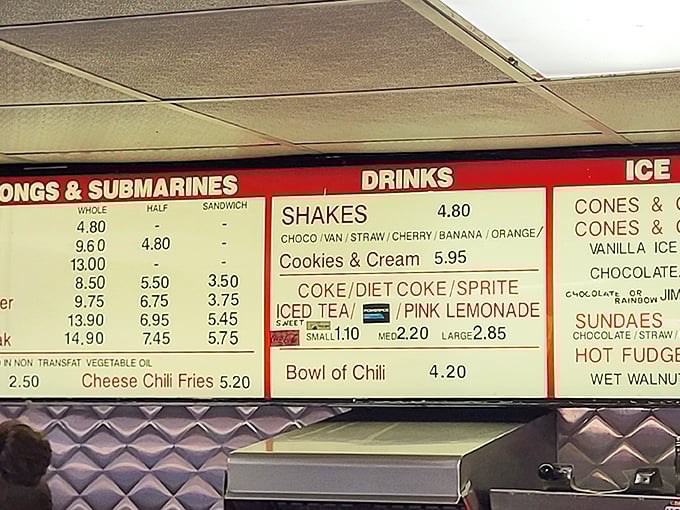 This menu board isn't just listing food items&mdash;it's displaying a manifesto of American comfort cuisine that's remained blissfully unchanged while food trends come and go.