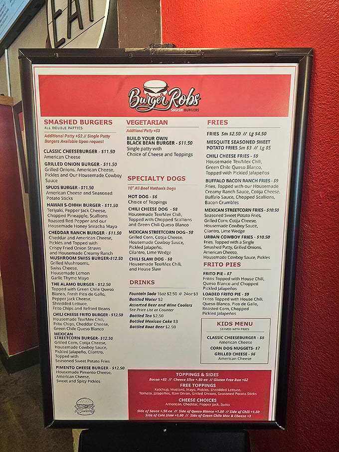 The menu board&mdash;a roadmap to happiness. Each option more tempting than the last, making decisions the hardest part of your visit.