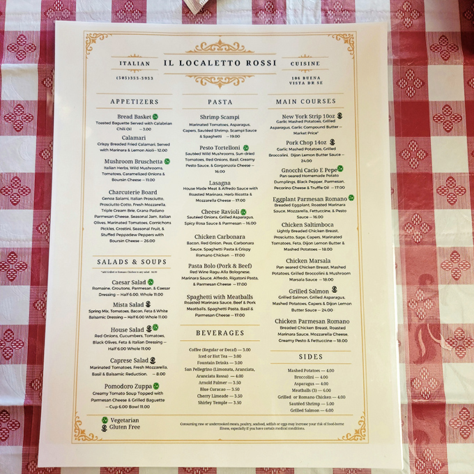 This menu isn't just a list of dishes&mdash;it's a roadmap to happiness. Each item promises a direct flight to flavor town.