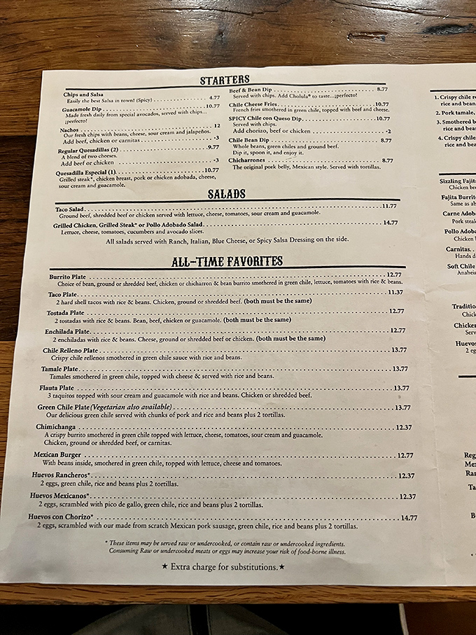 The menu reads like a love letter to Mexican classics &ndash; no fusion confusion here, just straightforward deliciousness waiting to be ordered.
