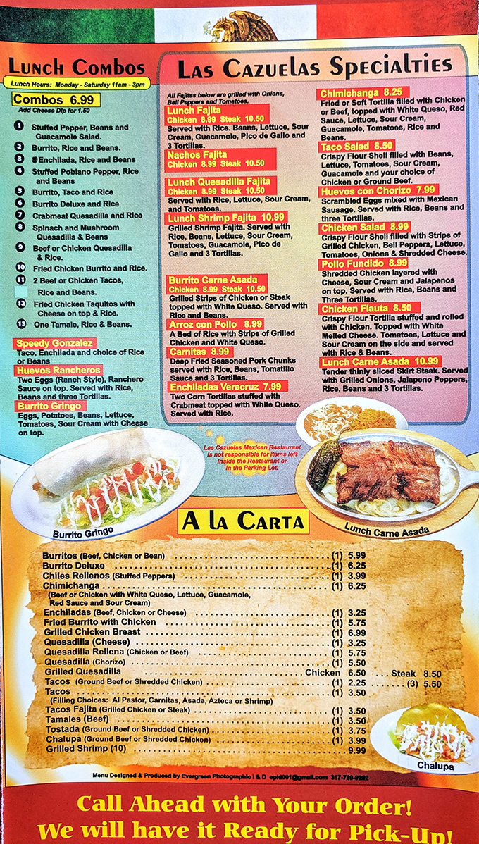 The menu reads like a love letter to Mexican cuisine classics. Decision paralysis has never been so delicious.