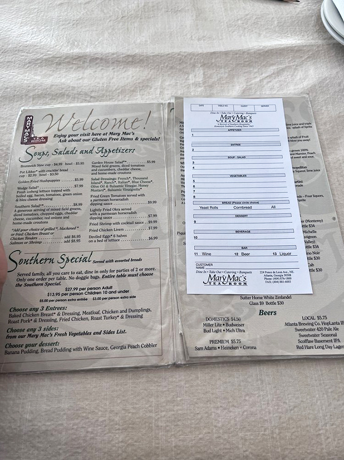 The pencil-and-paper ordering system isn't old-fashioned—it's proof some traditions deserve preservation, like handwritten letters and proper biscuits.