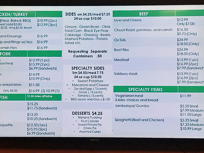 This menu isn't just a list&mdash;it's a roadmap to happiness. From oxtails to fried chicken, your toughest decision today will be choosing just one entr&eacute;e.