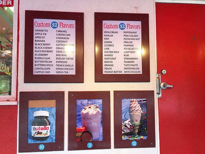 Fifty-two flavors? That's not a menu&mdash;it's a bucket list! From Amaretto to White Chocolate, life's too short not to try them all.