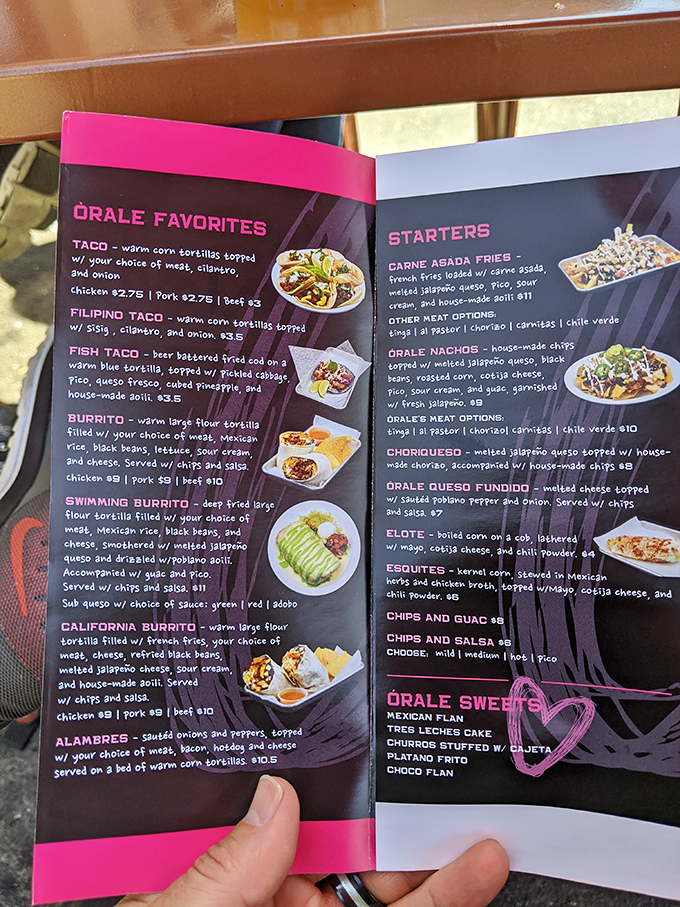 This menu isn't just a list &ndash; it's a treasure map where X marks the spot for your next food obsession. 