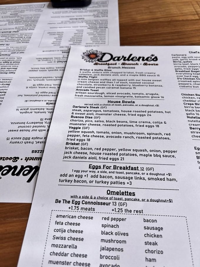 A menu that reads like breakfast poetry &ndash; where "Be The Egg Connoisseur" isn't just an option, it's a lifestyle choice.