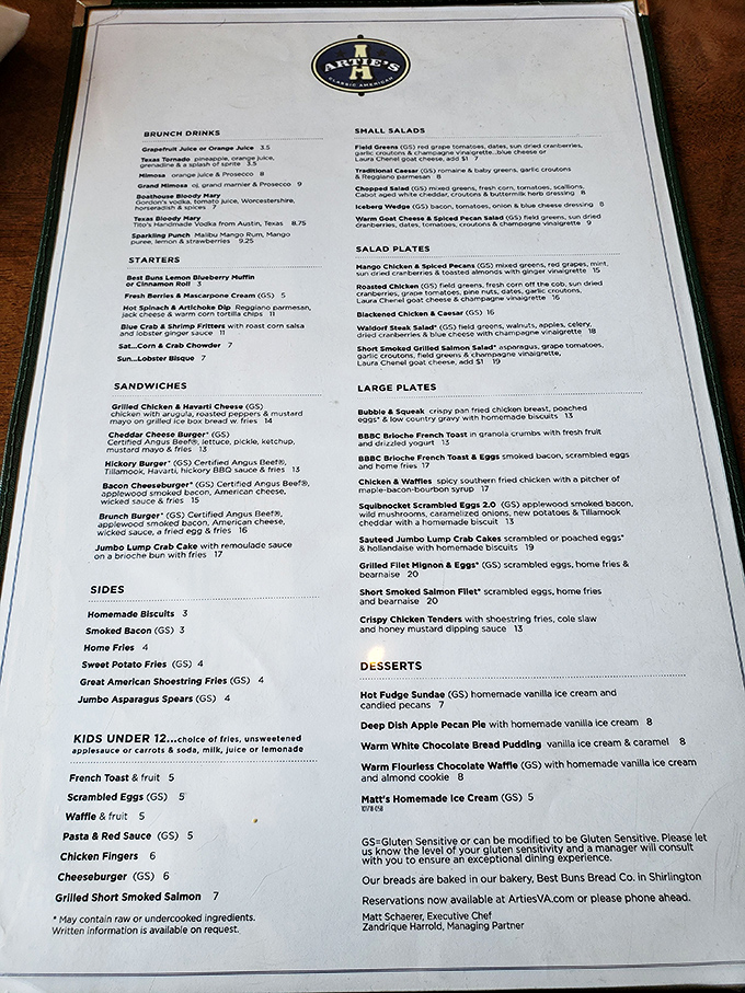 This menu isn't just a list of dishes&mdash;it's a roadmap to happiness with prime rib as the final destination.