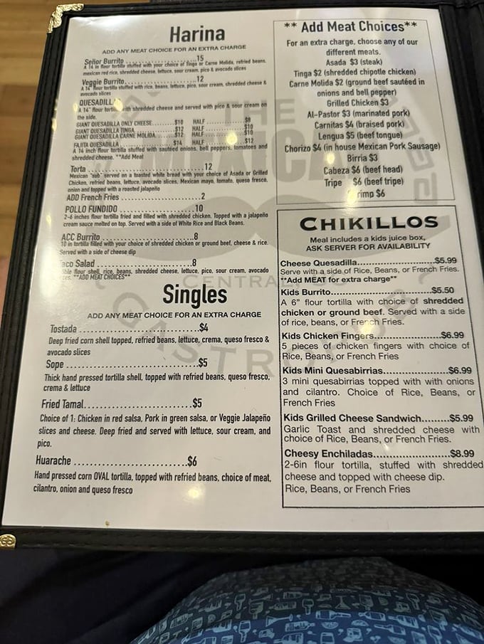 The menu reads like a love letter to authentic Mexican cuisine, with everything from lengua to house-made chorizo.