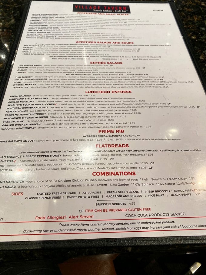 The menu might as well have flashing neon arrows pointing to that weekend prime rib special &ndash; your stomach will thank you for following directions.