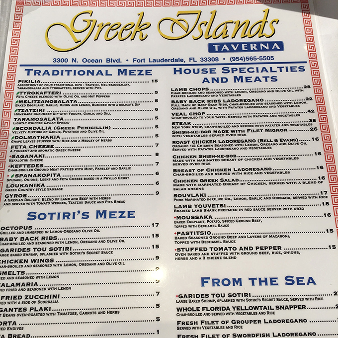 This menu isn't just a list of dishes&mdash;it's a passport to Greece. Each item promises a Mediterranean vacation for your taste buds.