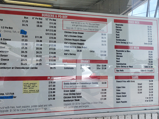 The menu board tells the unexpected story of Ben's Deli&mdash;where Jewish deli classics and Gulf Coast seafood live in delicious harmony.