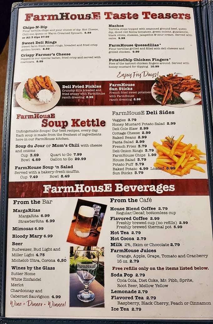 This menu isn't just a list of options&mdash;it's a roadmap to happiness. Each "Taste Teaser" promises a journey worth taking.